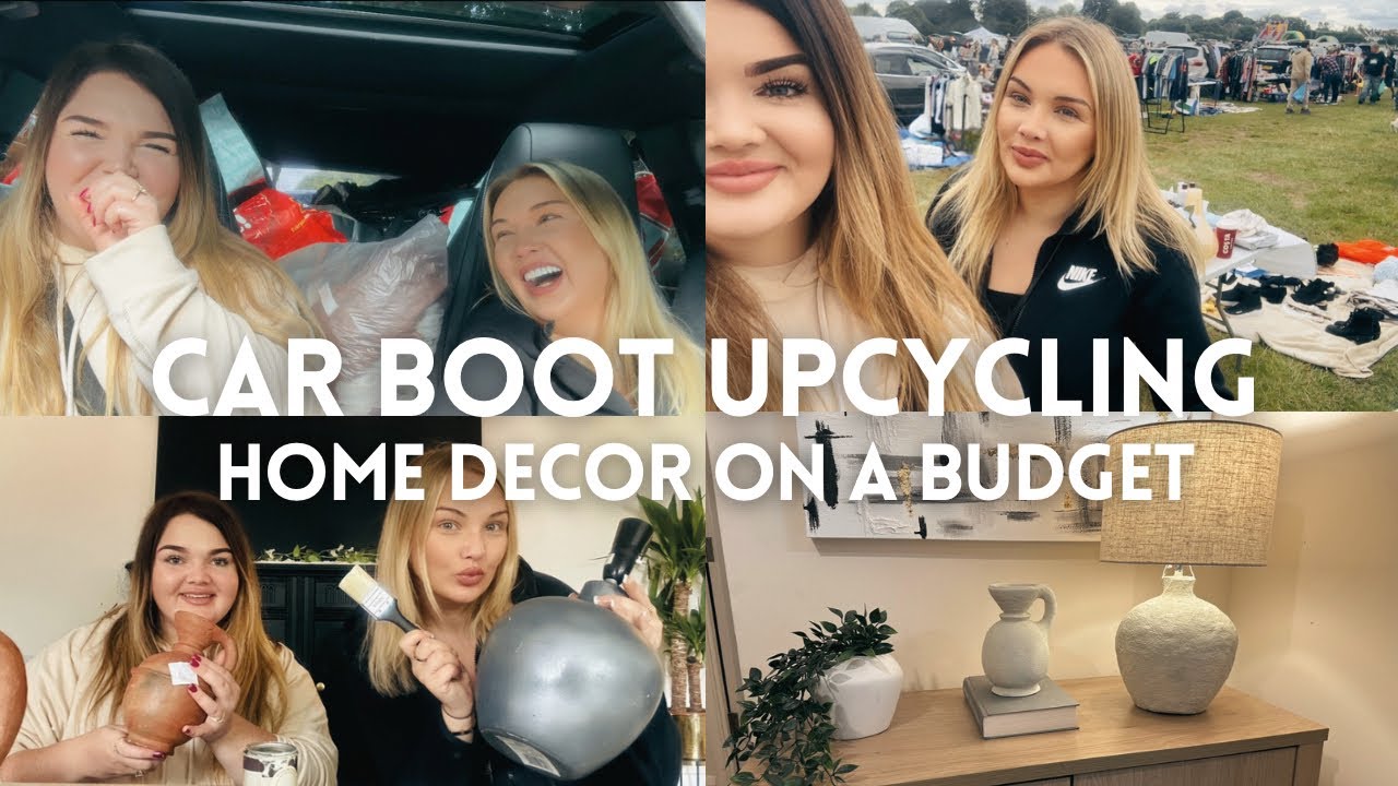 CAR BOOT UPCYCLING | Come To A Car Boot Sale With Us | Home Decor On A ...