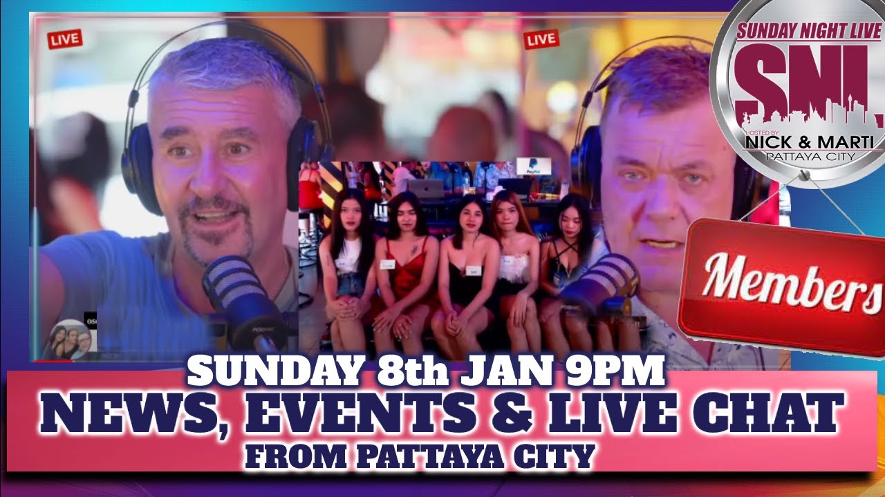 Members - SUNDAY NIGHT LIVE - 8th JAN 2023 - 9pm - YouTube