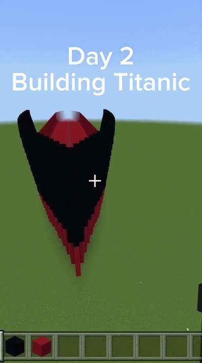 Minecraft Titanic build day 2 - YouTube