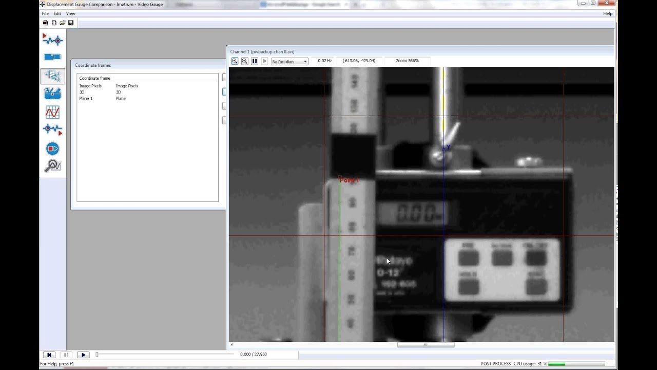 Imetrum - Use Video Gauge for Dynamic Displacement - YouTube