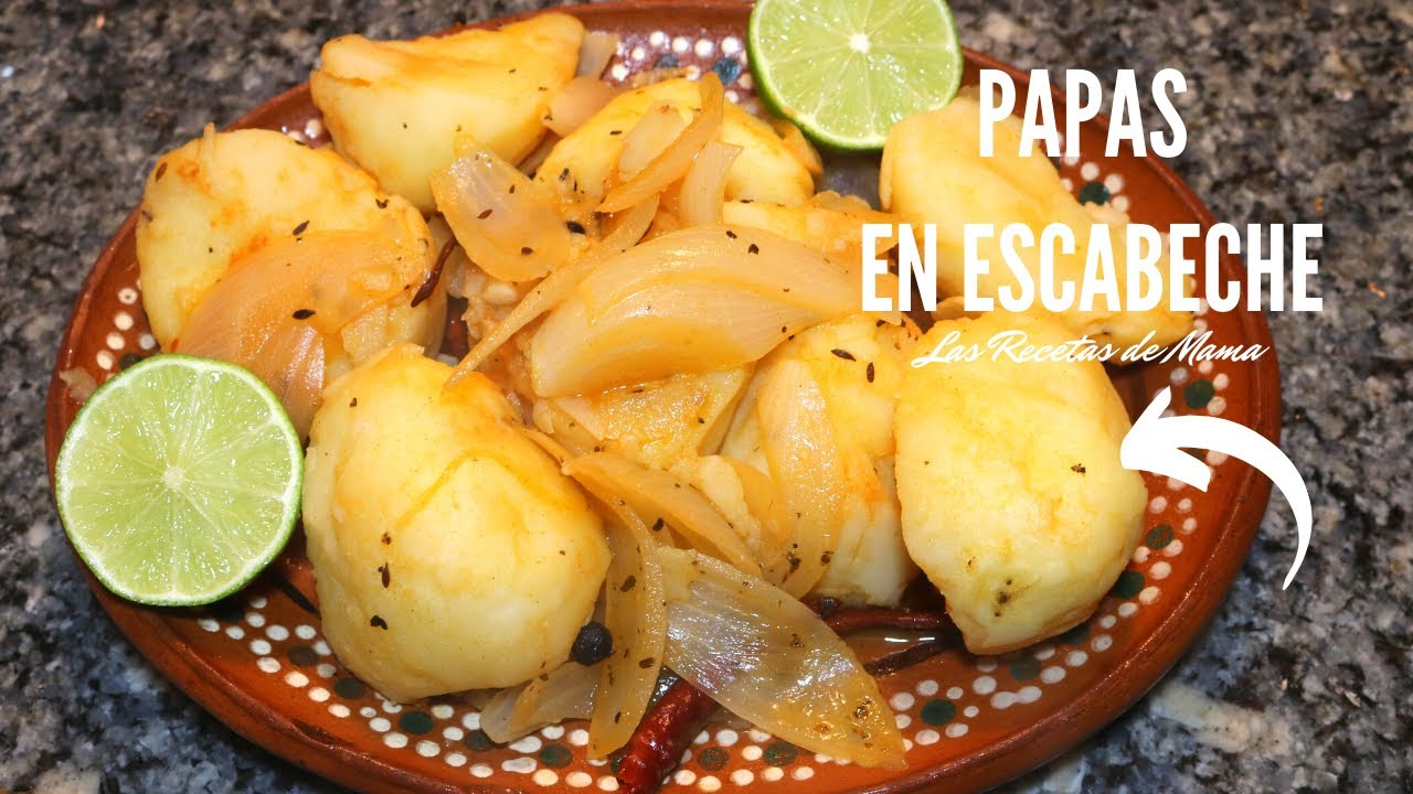 Papas Curtidas en Vinagre || Papas en Escabeche || Las Recetas de Mama ...
