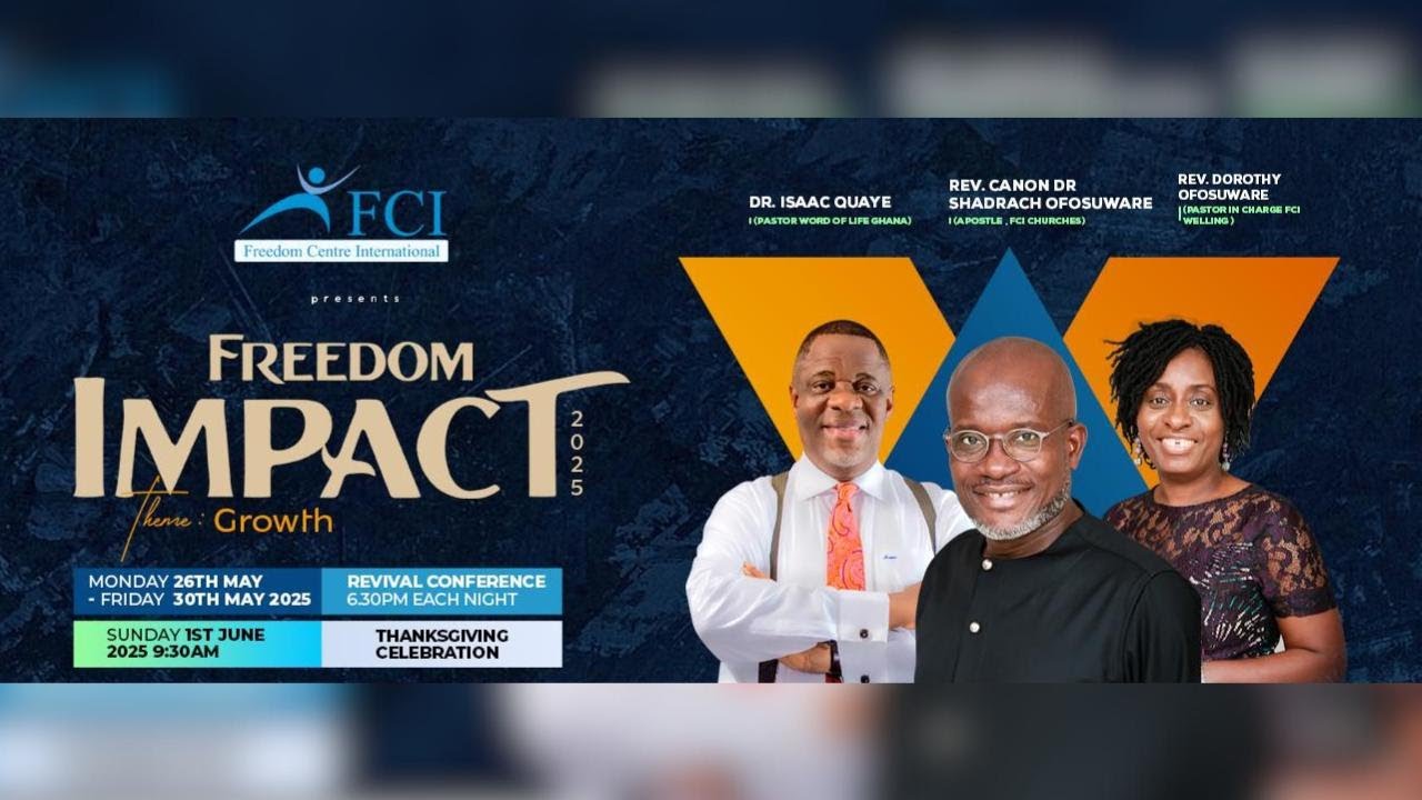 FREEDOM IMPACT DAY 2 | REV'D CANON DR SHADRACH OFOSUWARE - YouTube