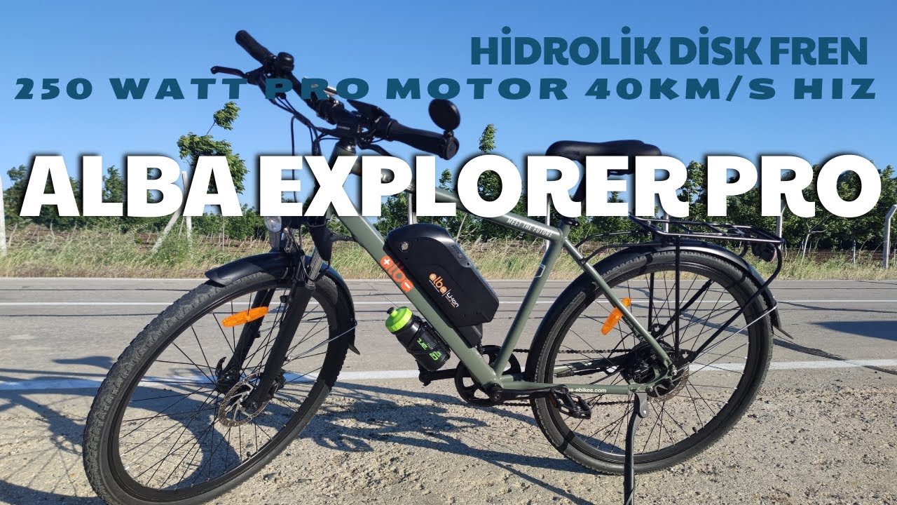 Alba Explorer Pro Elektrikli Bisiklet İncelemesi ve Yokuş Testleri ...