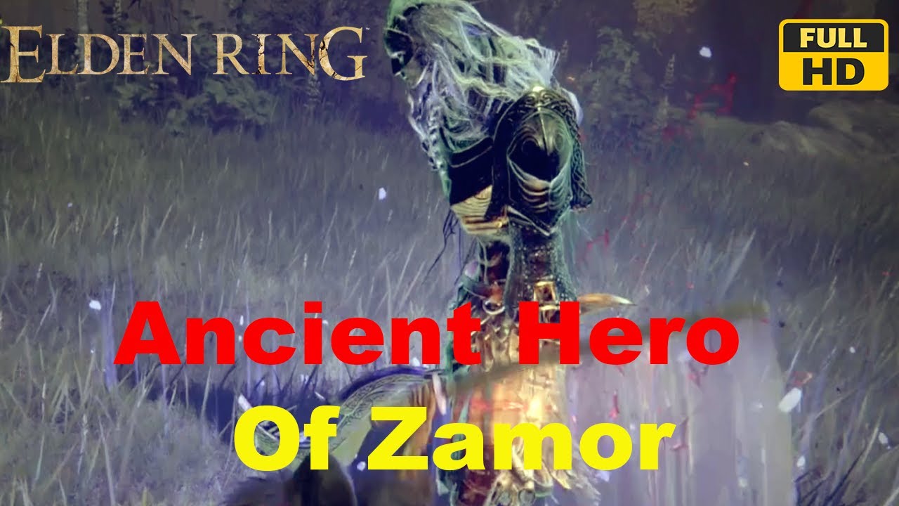 Newbie close fight with Ancient Hero of Zamor | Elden Ring - YouTube