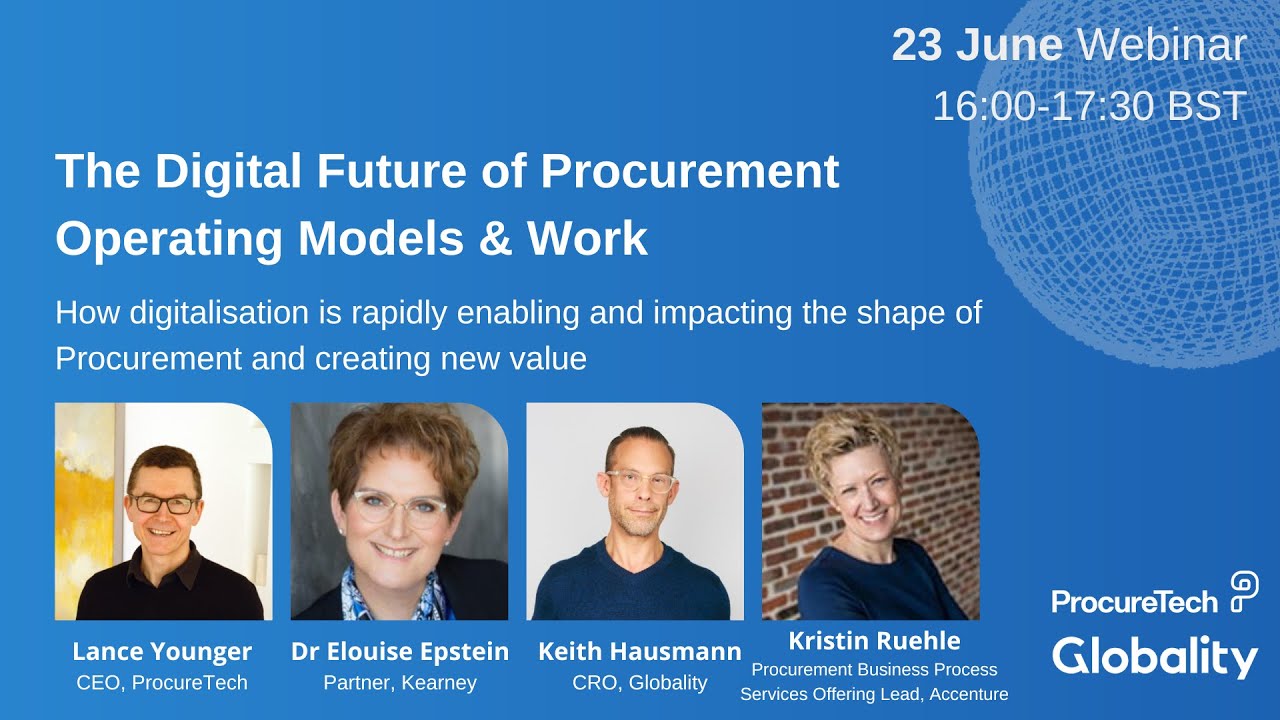 ProcureTech x Globality Digital Future of Procurement webinar 23rd June ...