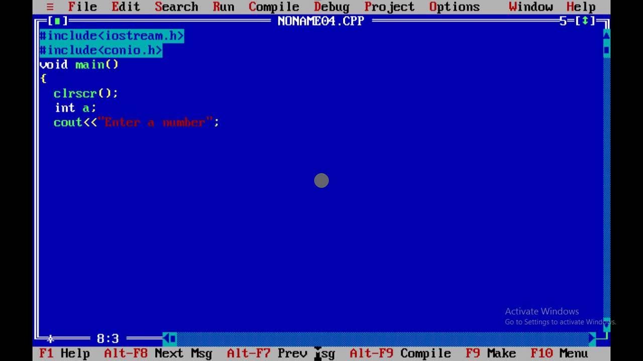 c++ programm to enter a number - YouTube