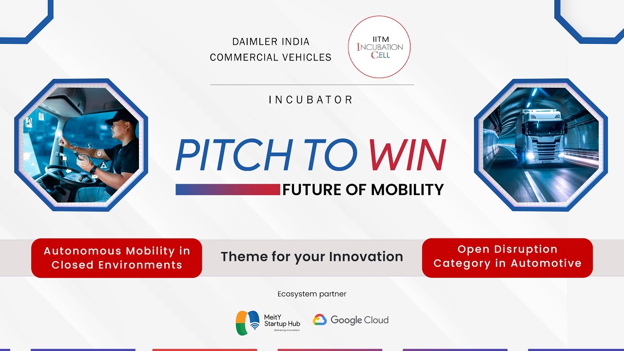 Pitch to Win - Future of Mobility (2nd Edition) | 7th May 2025 | hosted ...