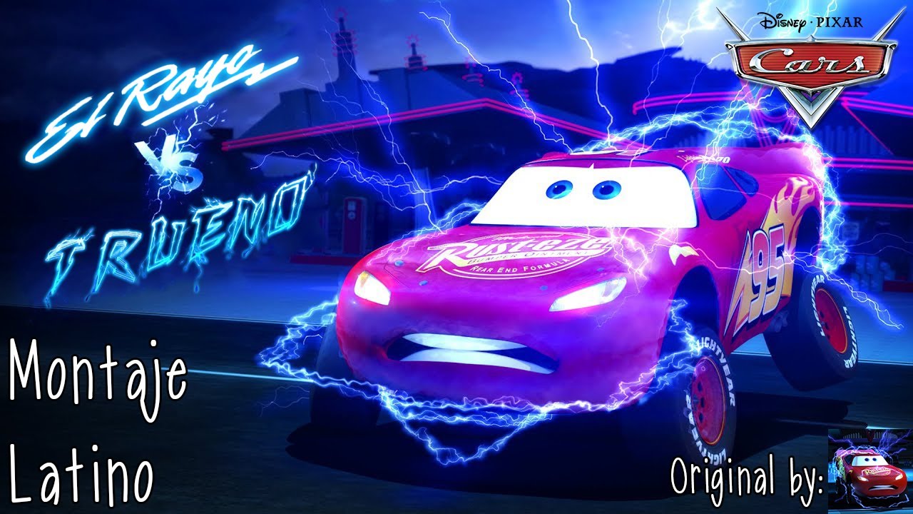Cars ⚡ Mad McQueen Vs Chick Hicks ⚡ Rayo Vs Trueno (Montaje Latino ...