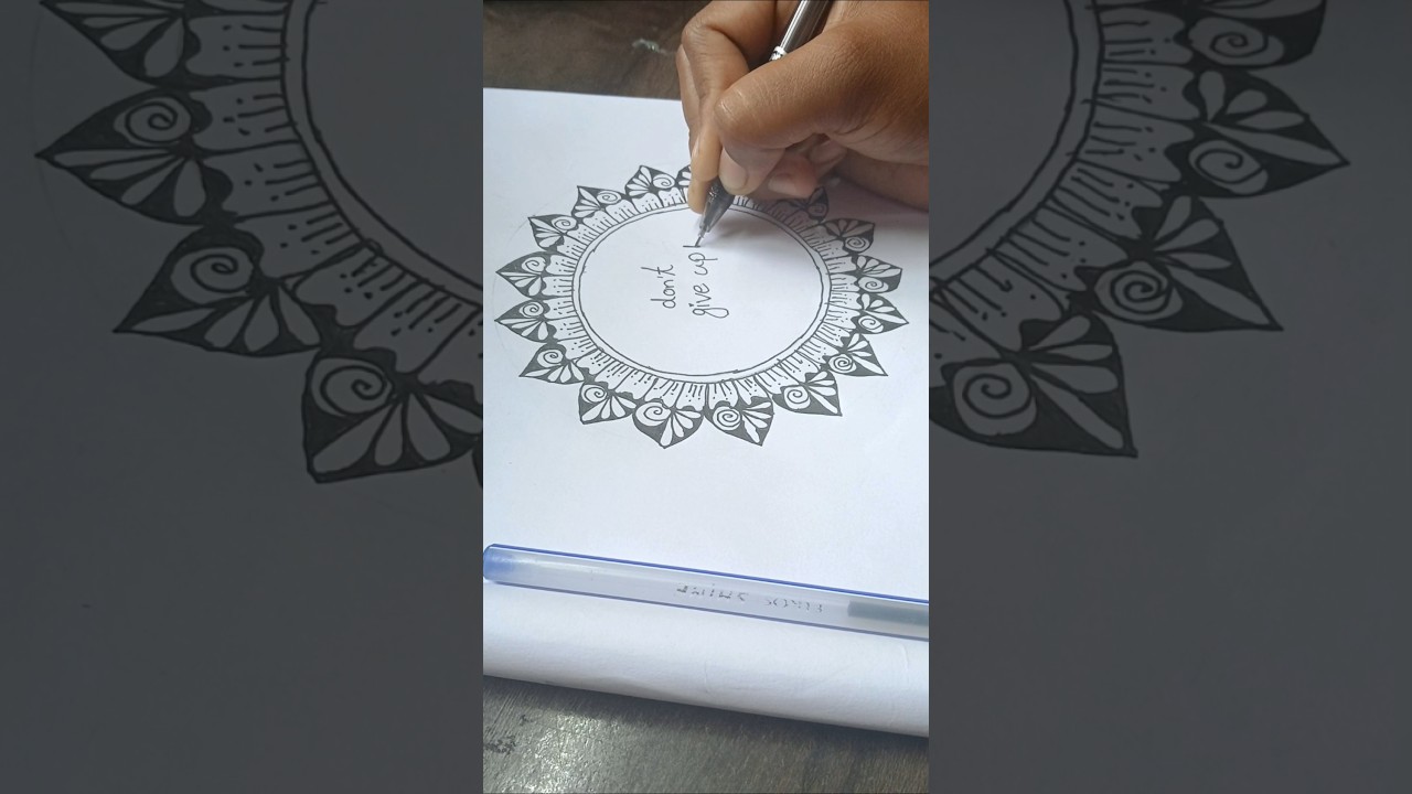 Easy and Simple Mandal Art Idea's For Beginners #youtube #new #trending ...