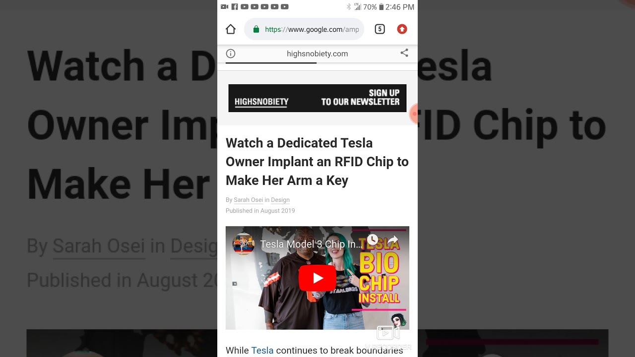 Watching The Mark Of The Beast (RFID Micro Chip) - YouTube