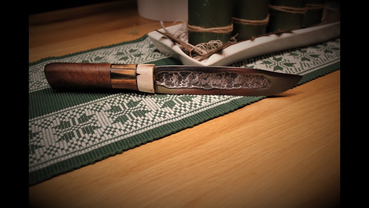 How to make a yakut knife - forging step by step - YouTube