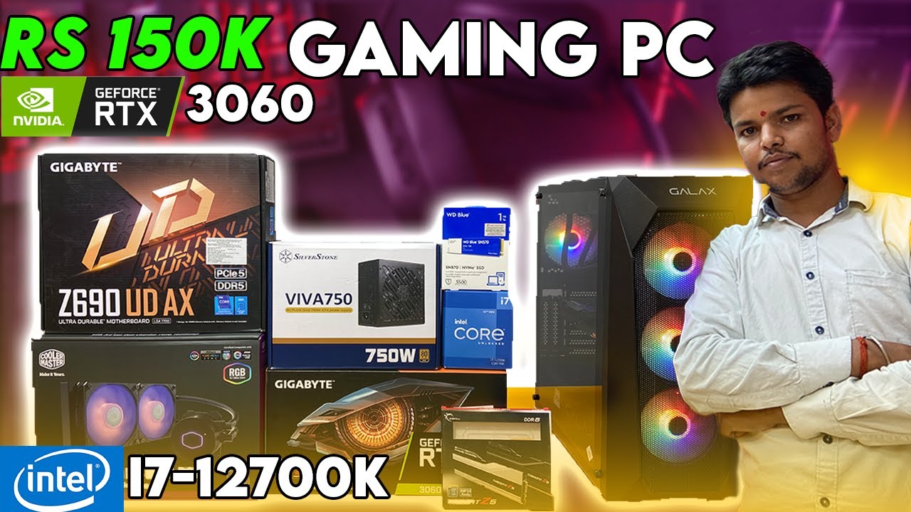 150k Ultimate Gaming & Editing PC Build with GPU intel 12th Gen Edition ...
