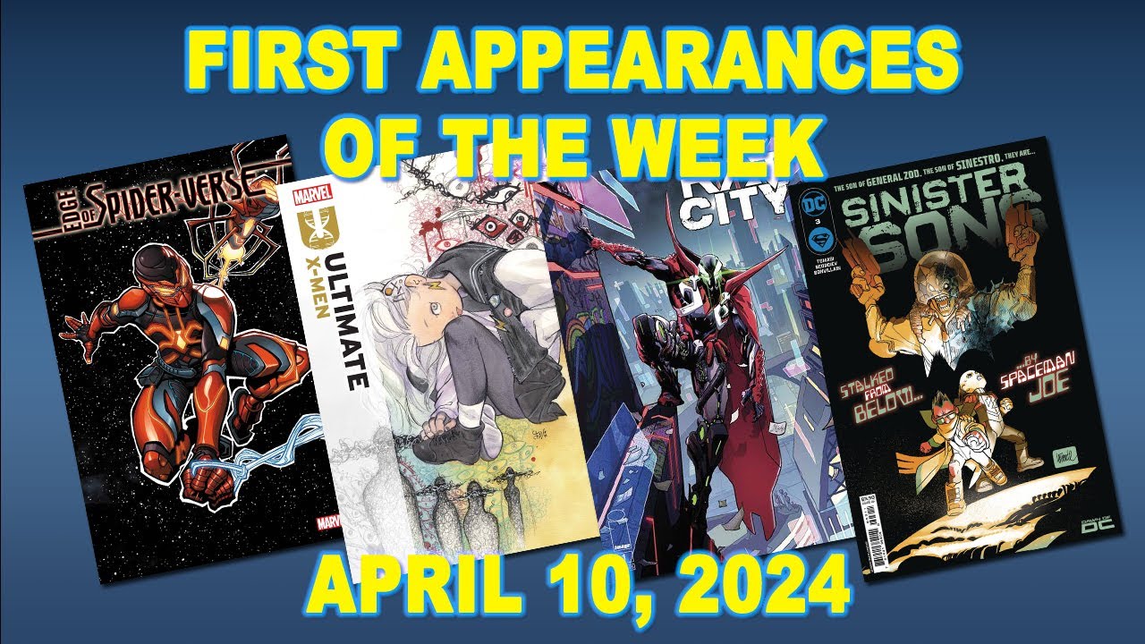First Appearances of the Week: April 10, 2024 - YouTube