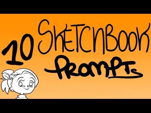 ART TIP || 10 Sketchbook Prompts for ANY Medium - YouTube