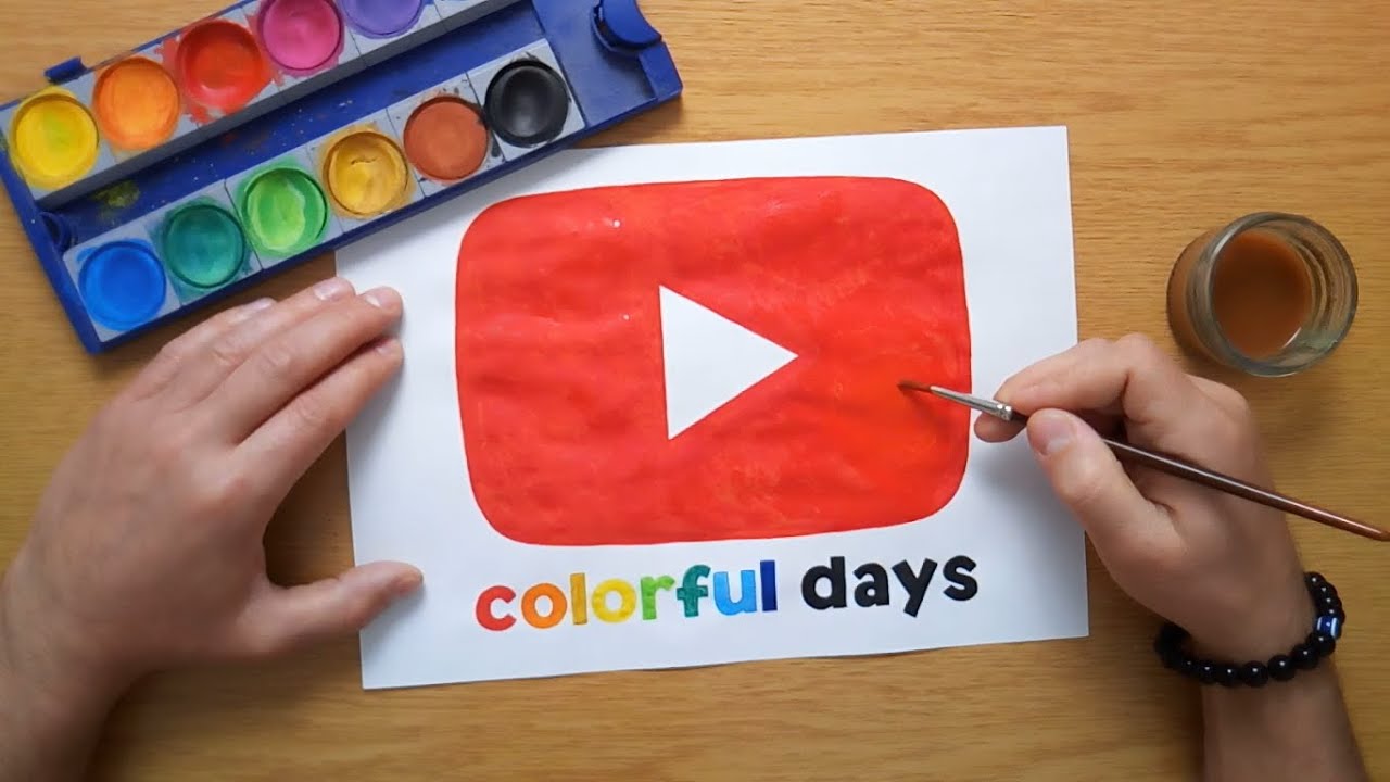 colorful days - YouTube play button - YouTube