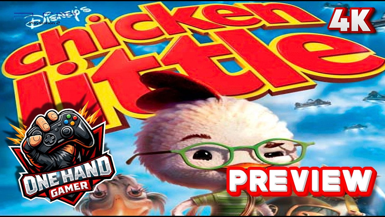 Disney's Chicken Little PS2 Gameplay 4K First 15 Minutes One Hand Gamer ...