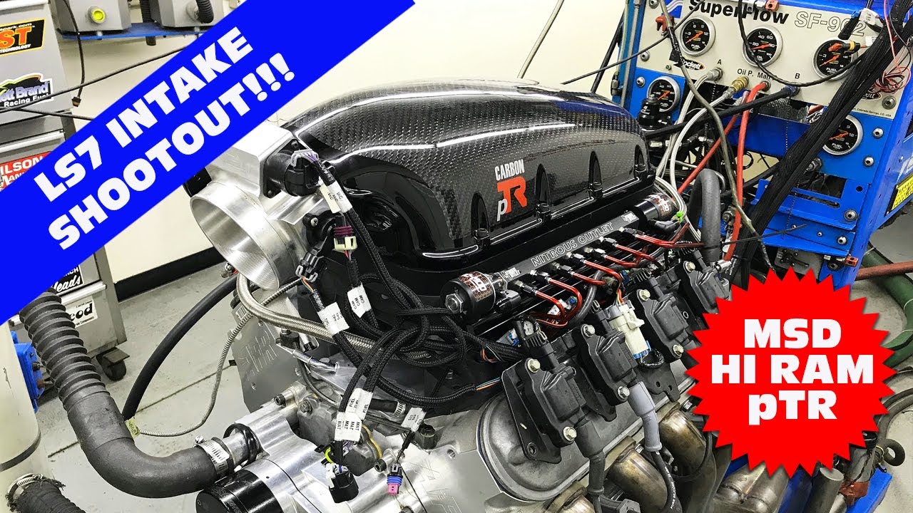 700+ HP LS7 INTAKE SHOOTOUT-MSD ATOMIC VS HOLLEY HI RAM VS PERFORMANCE DESIGN CARBON pTR. WHO ...