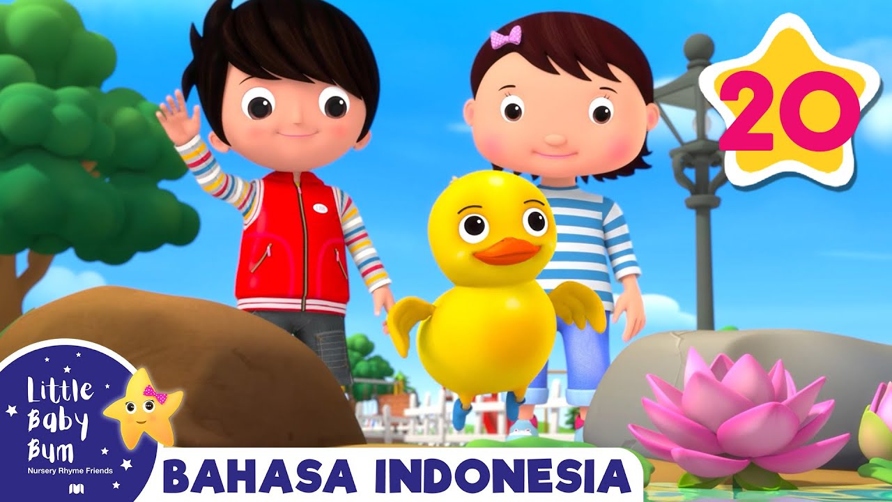 Lima Bebek Kecil Dan Pesta Roda Bis! | Kartun & Lagu Anak Populer ...