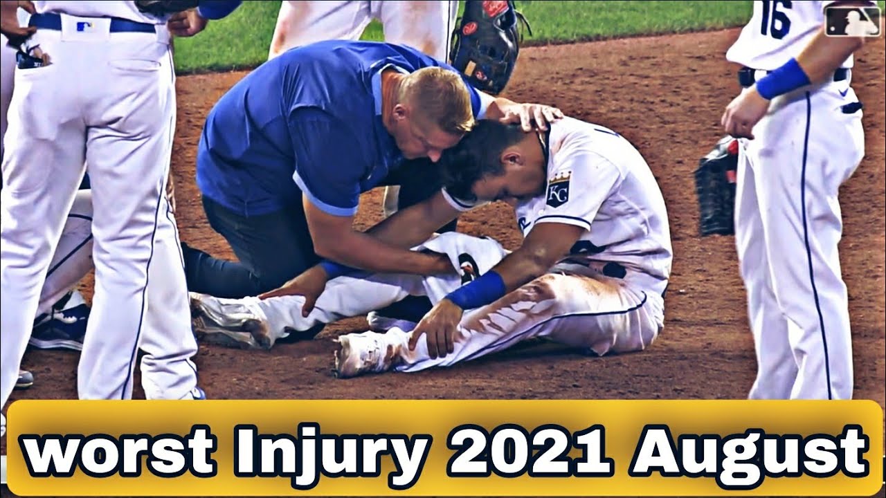 MLB | INJURIES 2021 of August Compilation - YouTube