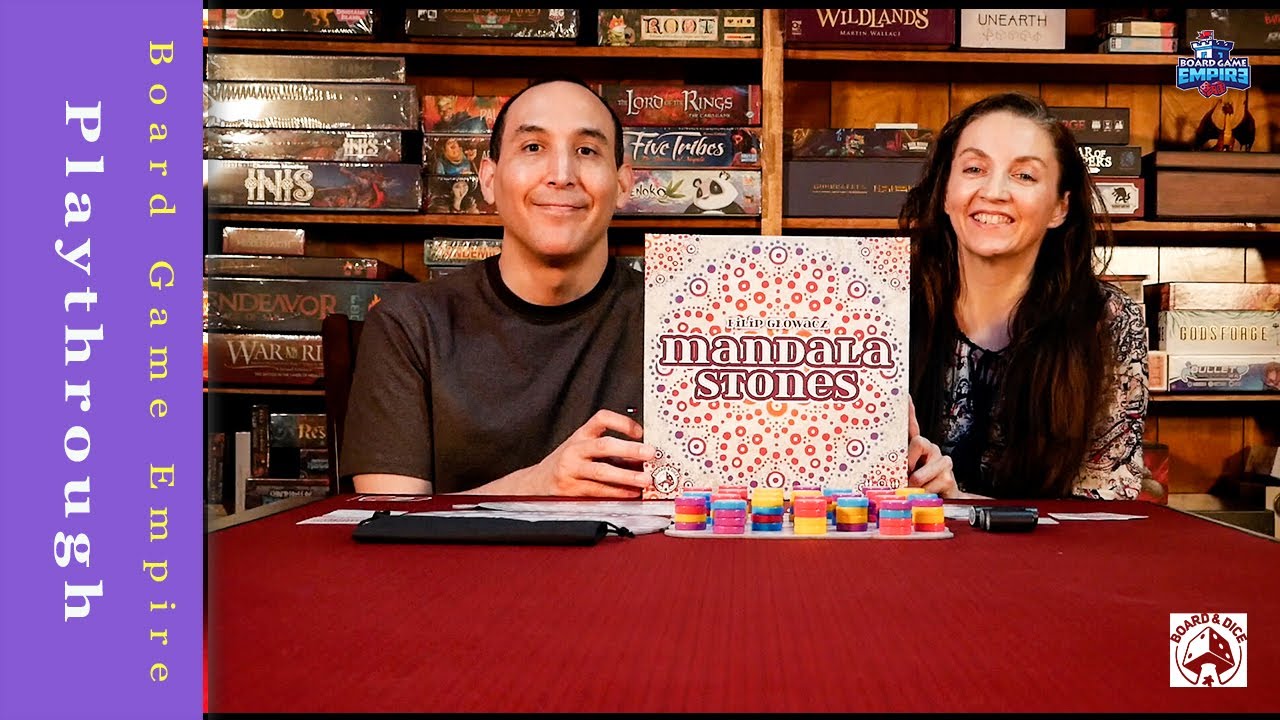 Mandala Stones How to Play and Playthrough - Board&Dice - YouTube