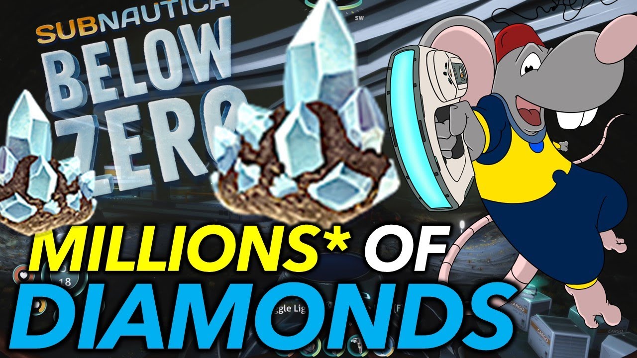 SUBNAUTICA Below Zero DIAMOND Mine Looted! We Are Rich! #13 - YouTube