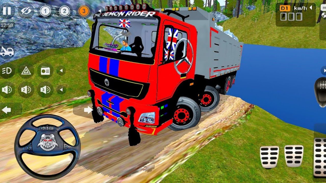 Bharat Benz 12 Wheel Tipper Transport Truck Mod For Bus Simulator ...