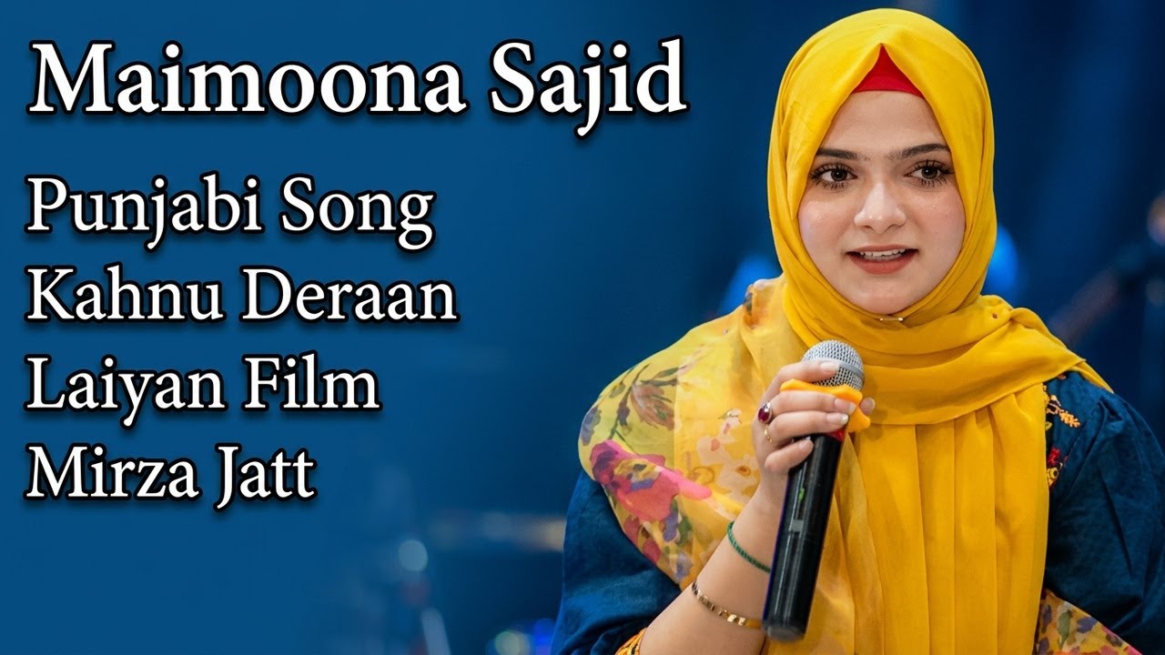 Mirza Jatt Song - Kahnu Deraan Laiyan - Singer Maimoona Sajid - Punjabi ...