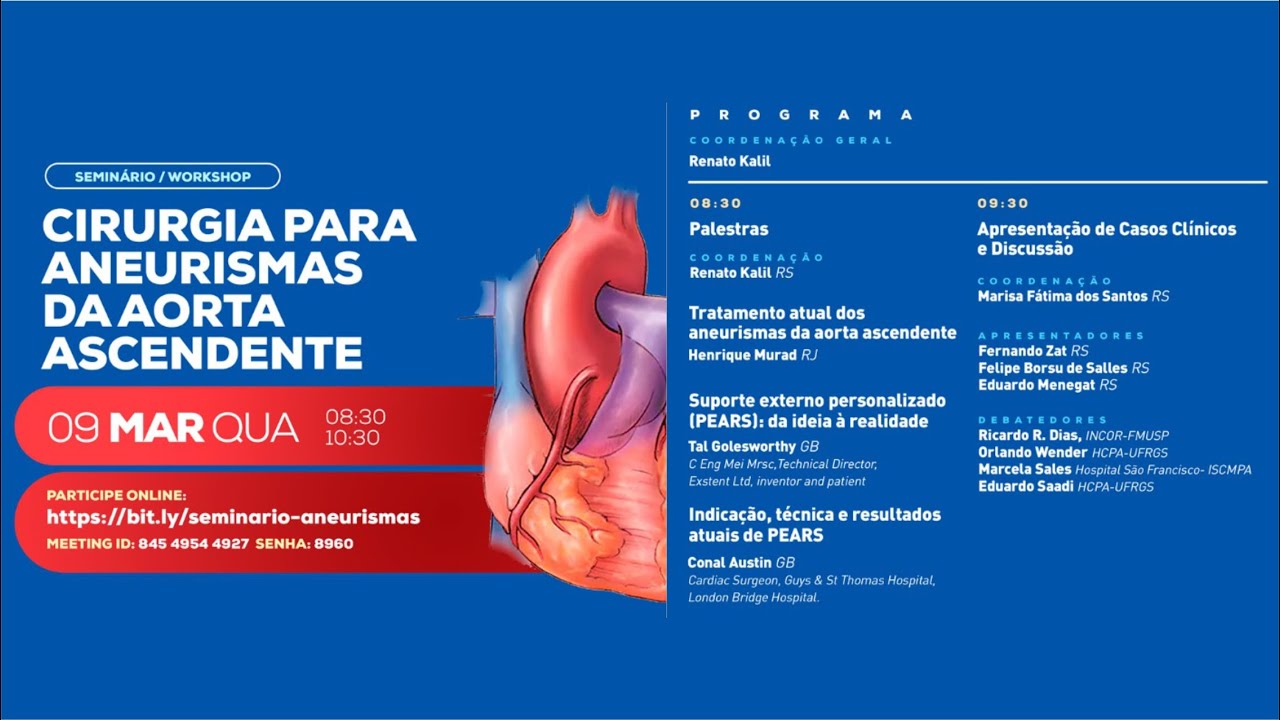 Cirurgias para aneurismas de aorta ascendente - PEARS - YouTube