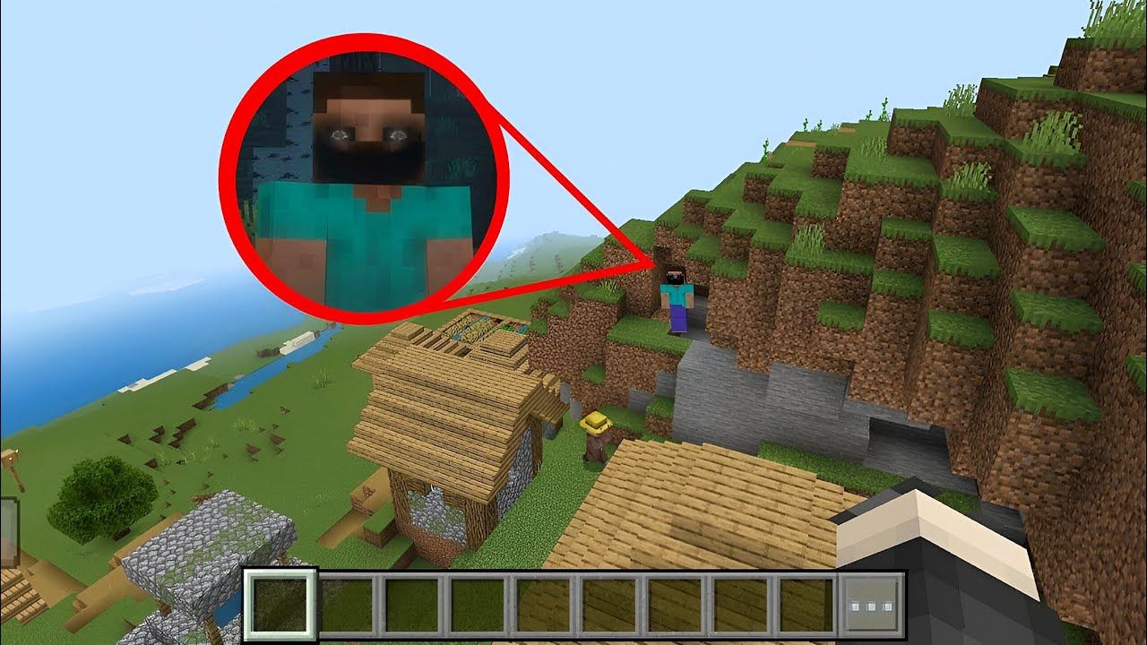 I found scary Imitator in minecraft PE - Scary adventure - YouTube