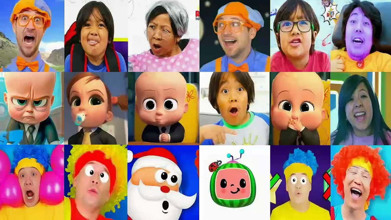 Blippi & Ryan’s World & Boss Baby & D Billions - KulikiTaka Ti - YouTube