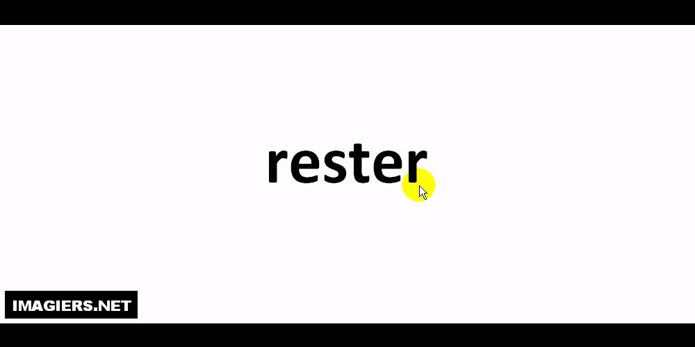 French pronunciation = rester - YouTube