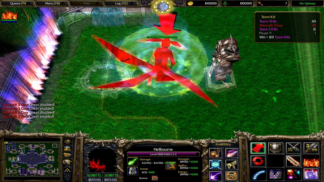 Destroying Enemy Base (Warcraft 3 Legend of the Dragon v1000) - YouTube