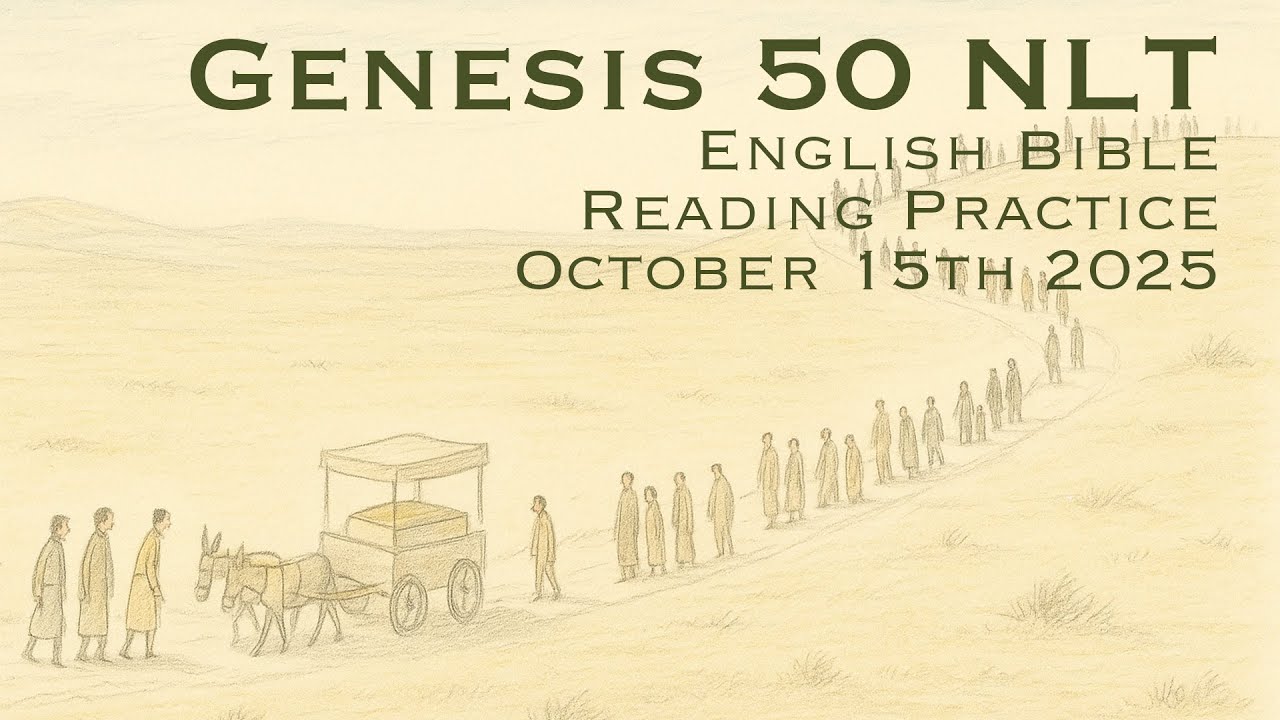 Genesis 50 | English Bible Reading Practice - YouTube