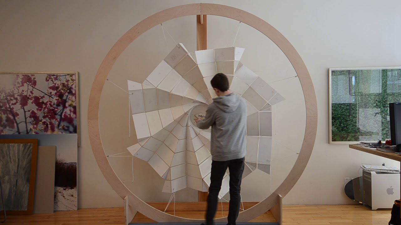 Folding Origami Solar Array - YouTube