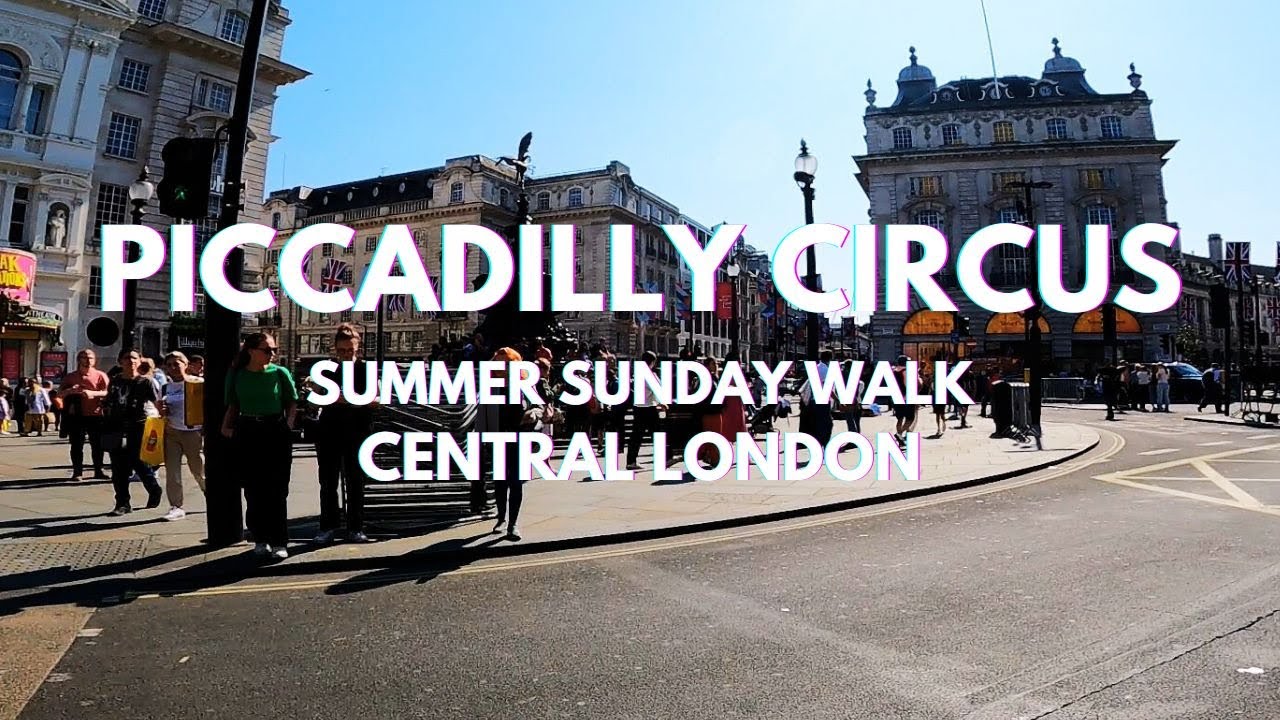 Piccadilly Circus Walk, Central London | HD #london #cityoflondon - YouTube