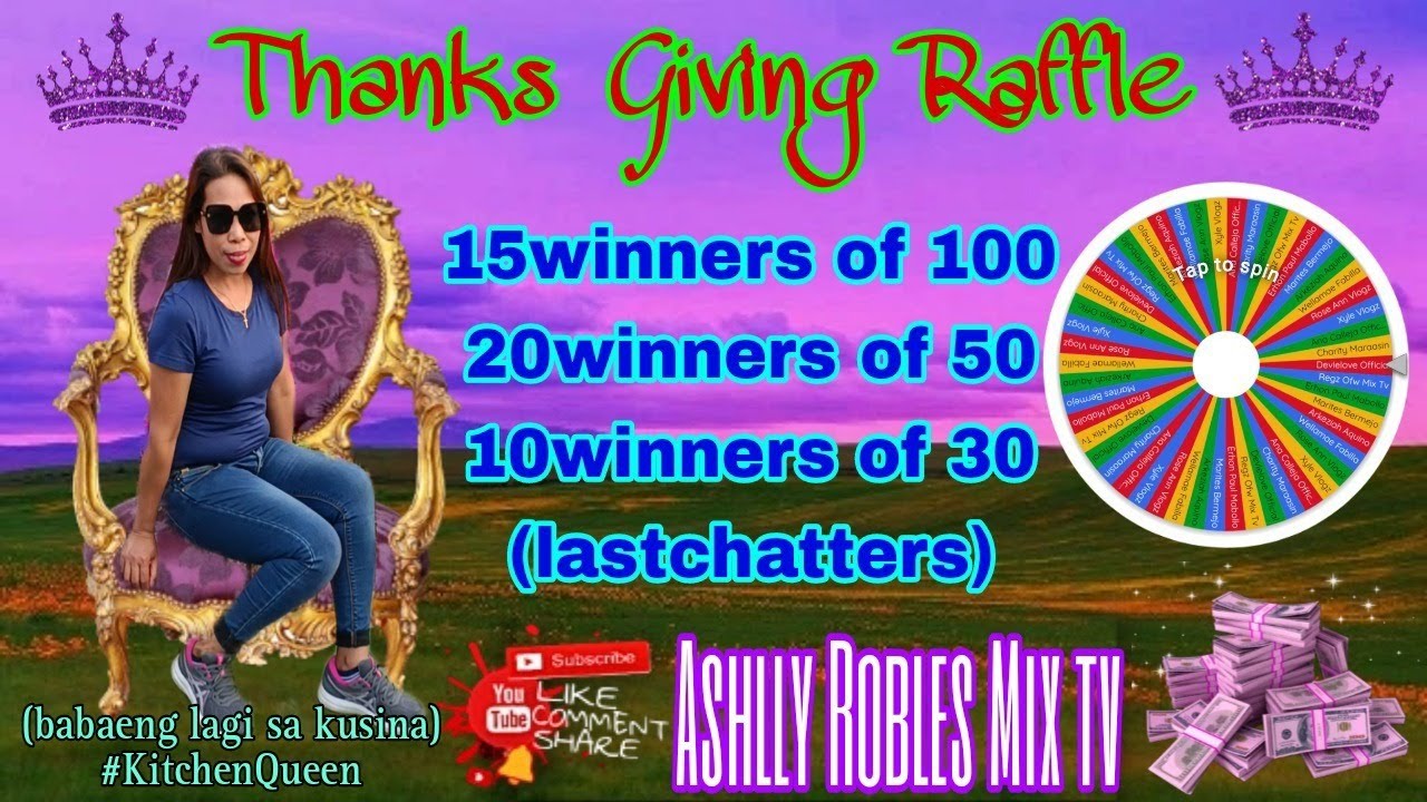 Thanks Giving Raffle Win Gcash - YouTube