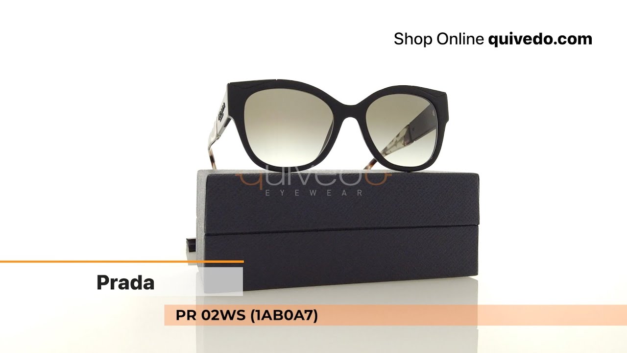 Prada PR 02WS (1AB0A7) - YouTube