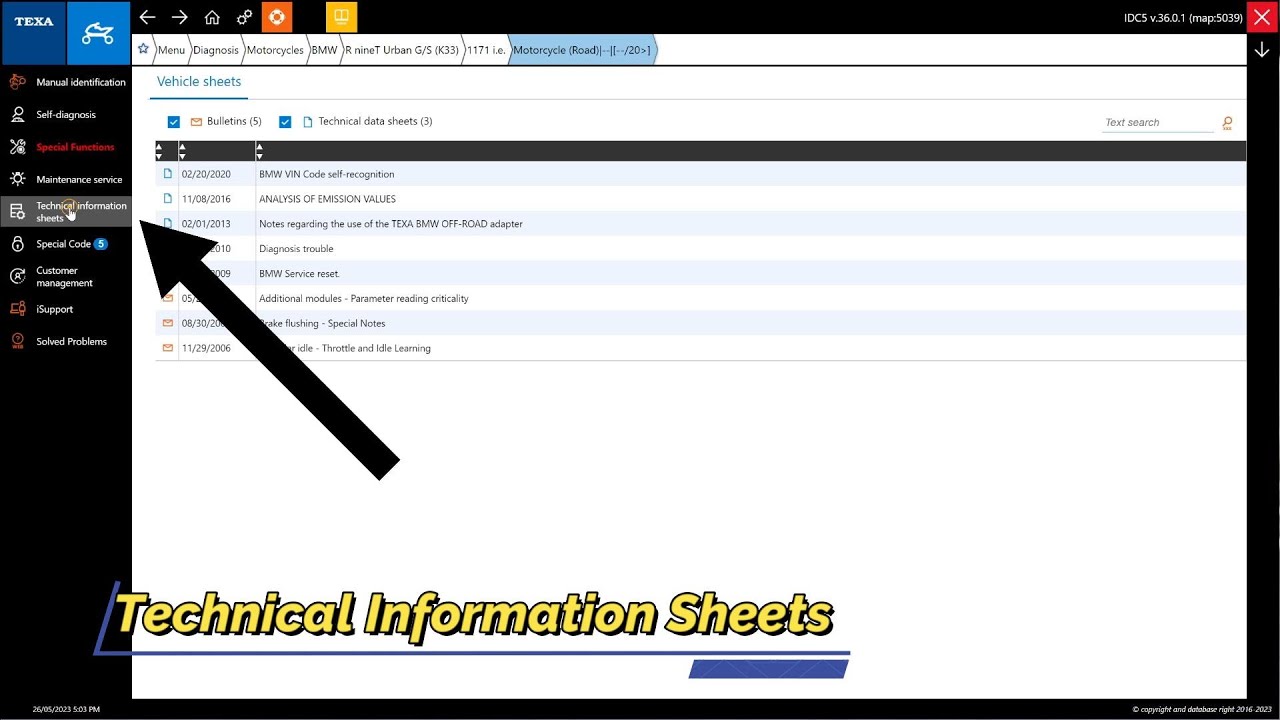 Texa IDC5 software - 4 useful buttons - YouTube
