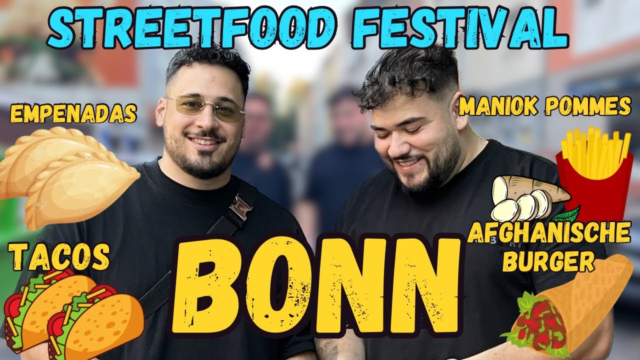 Wir essen ALLES beim STREET FOOD Festival in BONN - YouTube