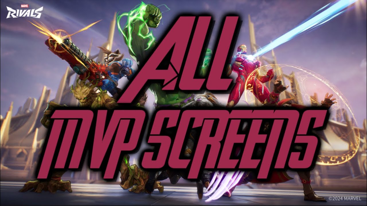 *EVERY* MARVEL RIVALS MVP SCREEN! - YouTube