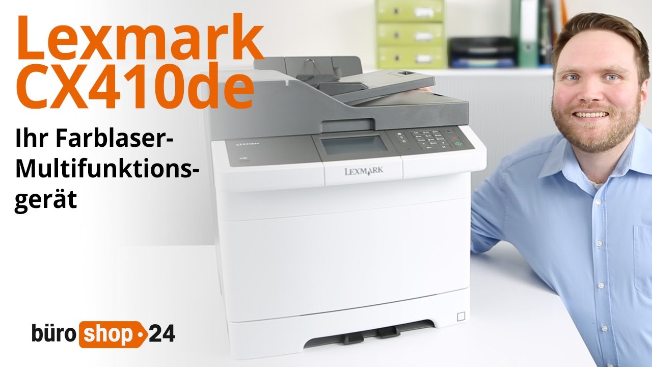Lexmark CX410de: Was kann das Multifunktionsgerät? - YouTube