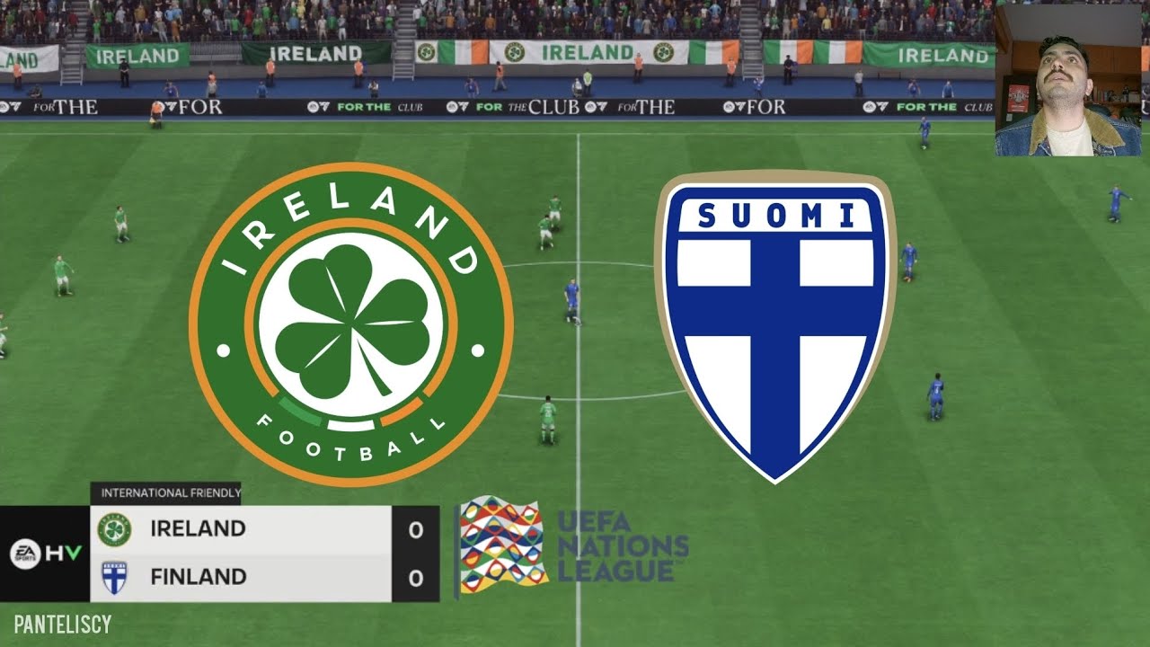 Evan! | Ireland V Finland Nations League EAFC 25 Match Gameplay ...