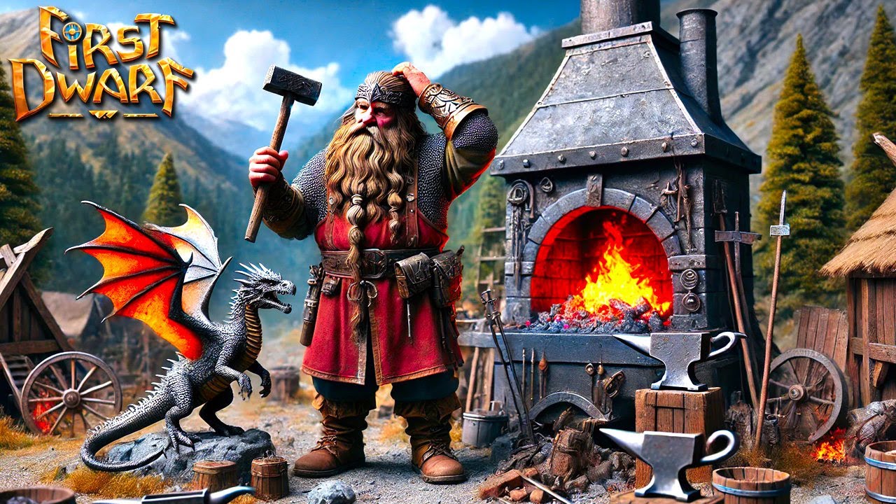 Big Forge Day 4 Survival In A Crumbled World | First Dwarf Gameplay ...