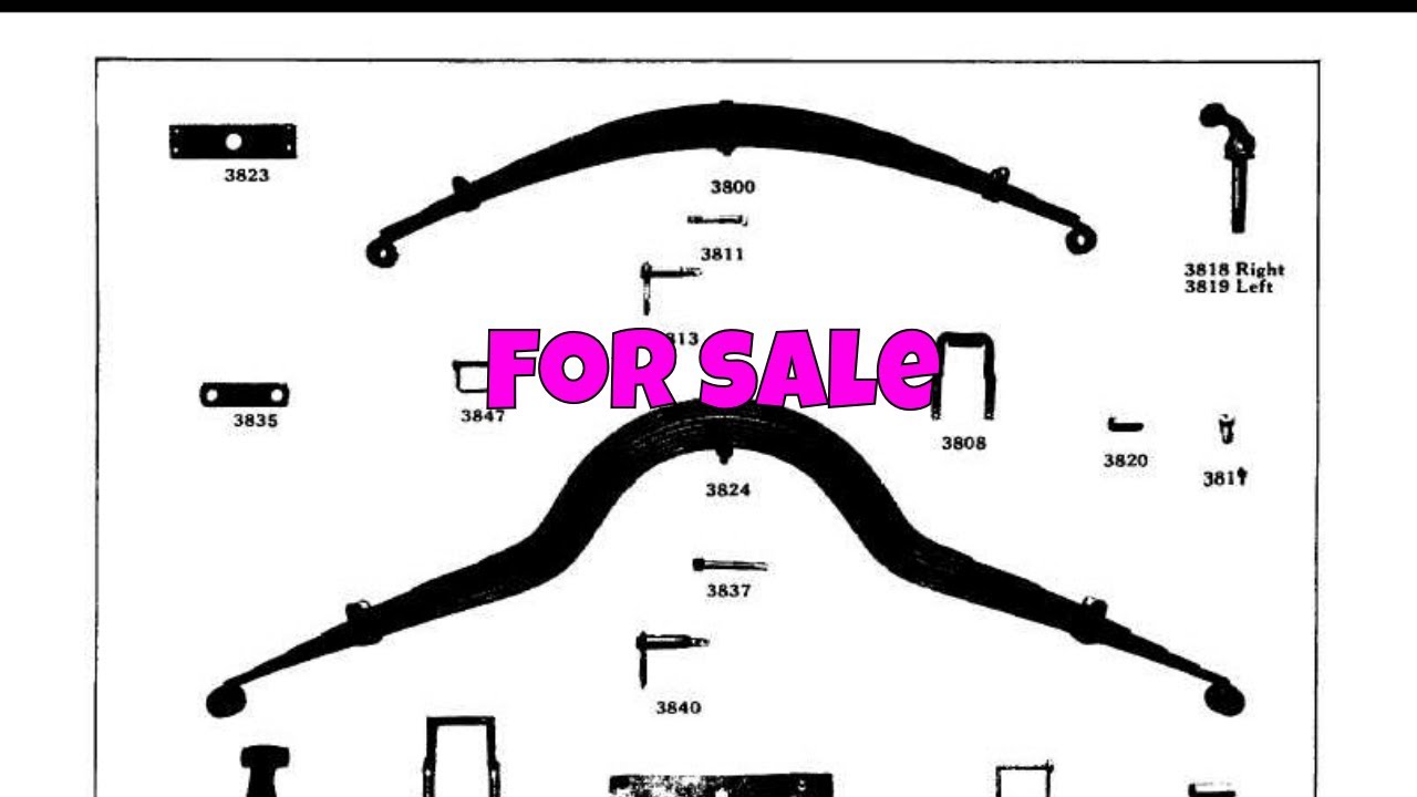 Model T Ford Springs for sale - YouTube