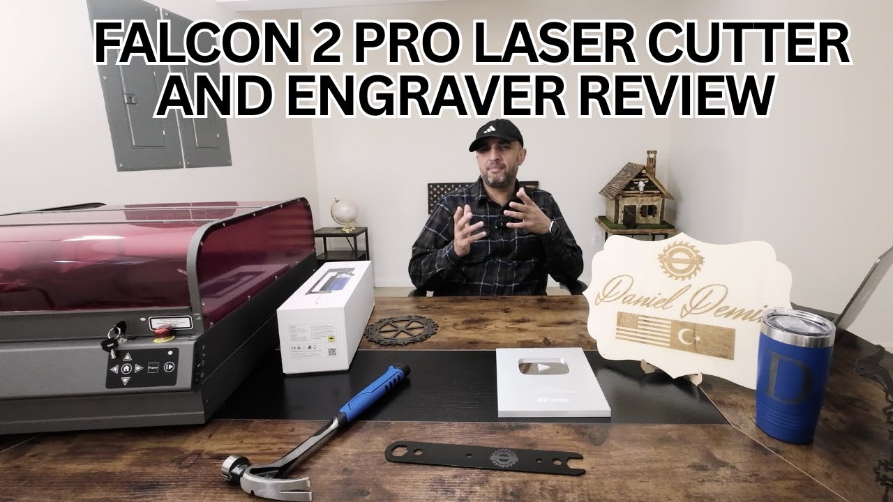 Falcon 2 Pro Laser Cutting and Engraving Machine Review - YouTube
