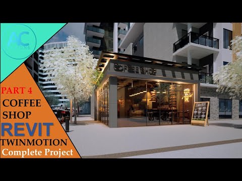 Coffee Shop | Part 4 | Complete Step By Step Project | Revit and ...