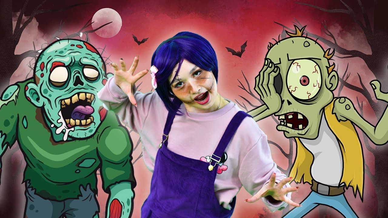 Zombie Horror Dance | Nursery Rhymes for Kids | Hi Honey Kids - YouTube