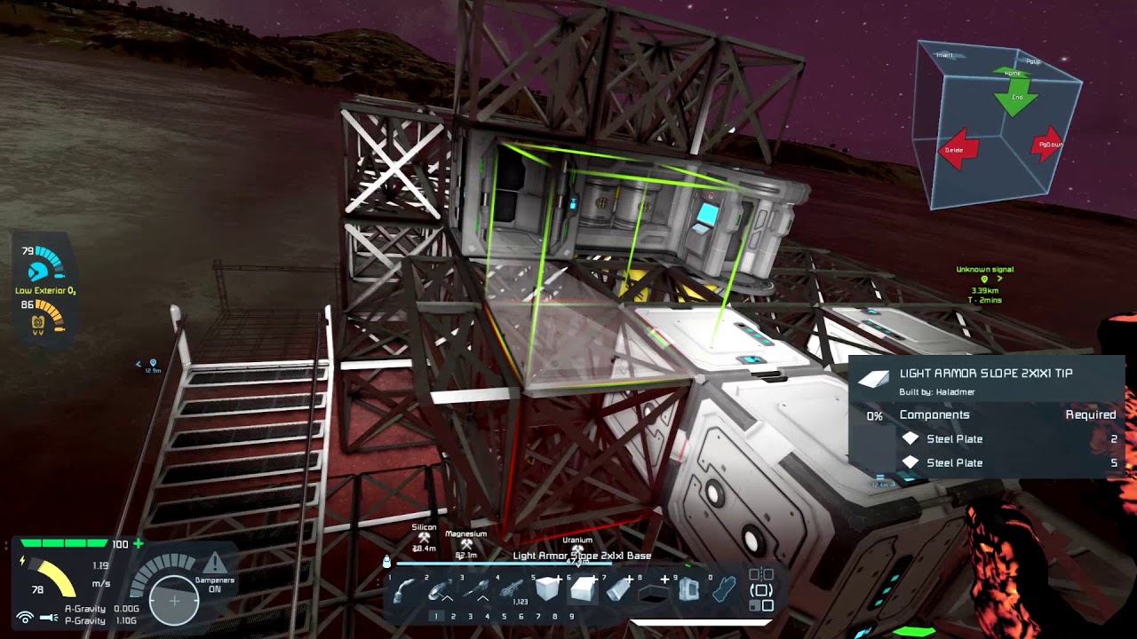 Space Engineers | The Alien World Start | Ep 02 - Foundations - YouTube