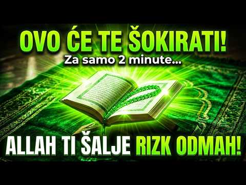 ZA 2 MINUTE VIDJET ĆEŠ ČUDO – ALLAH OTVARA VRATA RIZKA ODMAH!