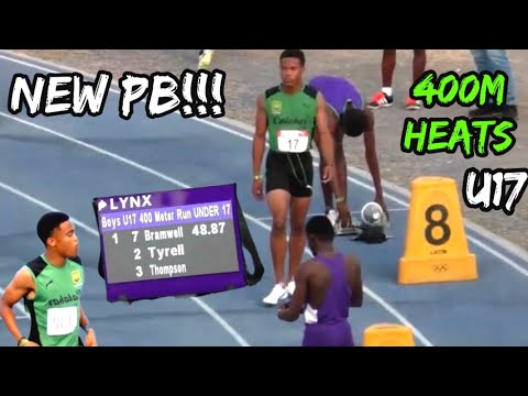 NICKECOY BRAMWELL GETTING INTO PEAK FORM WITH A NEW 400M PB | CARIFTA ...